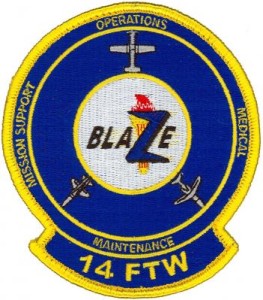 14th FLYING TRAINING WING – BLAZE | Flightline Insignia