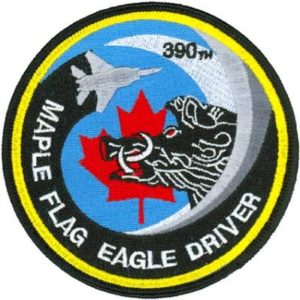390th FIGHTER SQUADRON – MAPLE FLAG EAGLE DRIVER | Flightline Insignia
