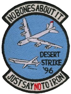 96th BOMB SQUADRON – DESERT STRIKE 1996 | Flightline Insignia