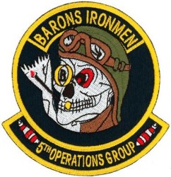 5th OPERATIONS GROUP – BARONS IRONMAN | Flightline Insignia