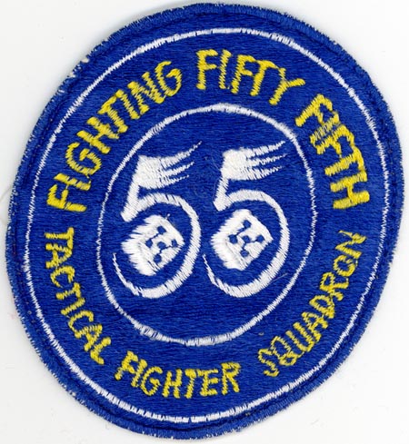 55th TACTICAL FIGHTER SQUADRON | Flightline Insignia