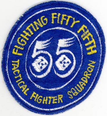 55th TACTICAL FIGHTER SQUADRON | Flightline Insignia