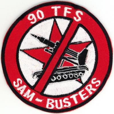 90th Tactical Fighter Squadron – Sam Busters | Flightline Insignia