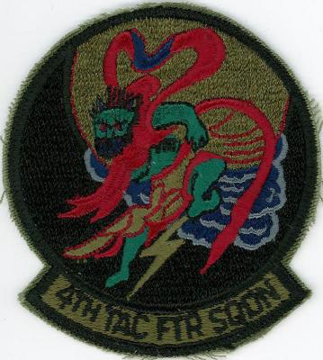 4th Tactical Fighter Squadron – Subdued | Flightline Insignia