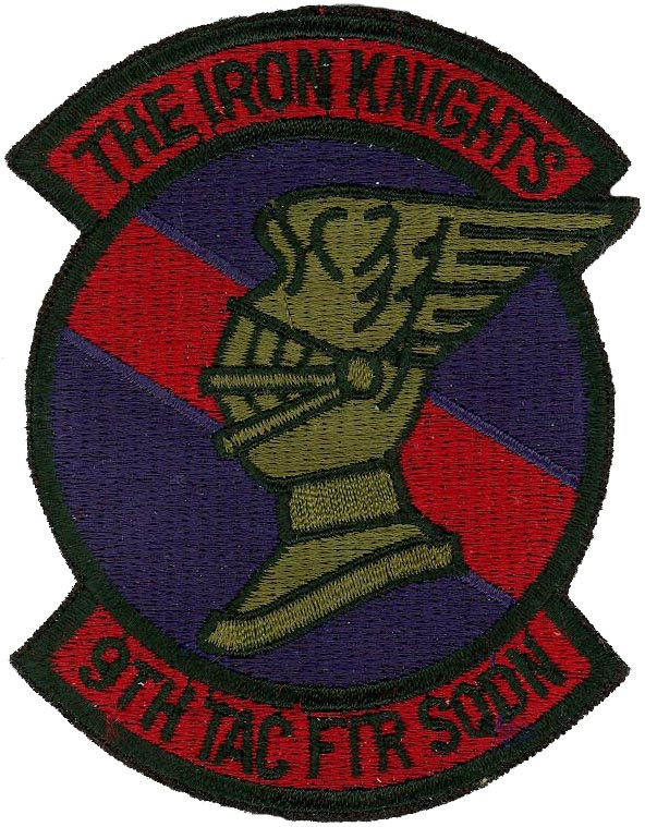 9th Tactical Fighter Squadron – Subdued – F-15 Era | Flightline Insignia