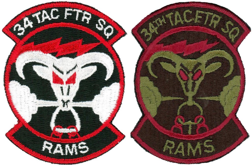 34th Tactical Fighter Squadron Set | Flightline Insignia