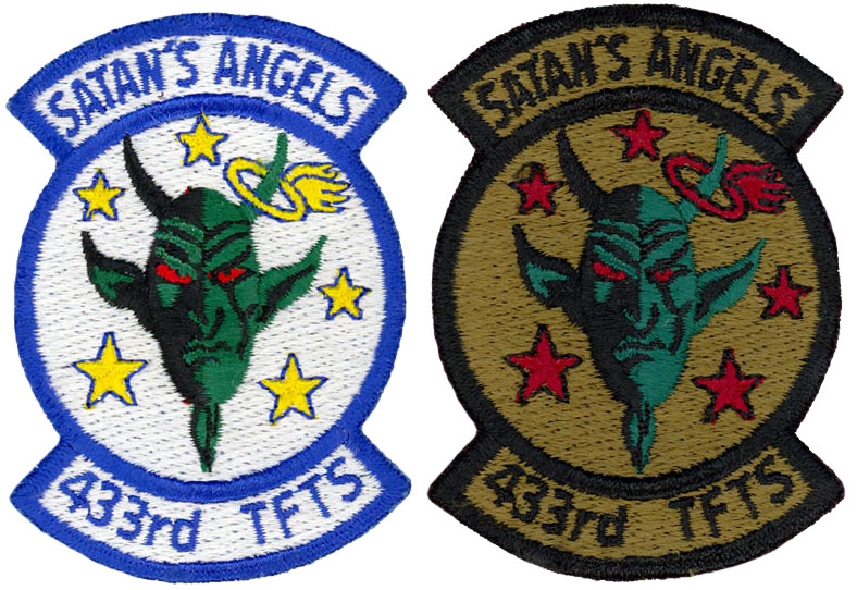 433rd Tactical Fighter Training Squadron Set | Flightline Insignia