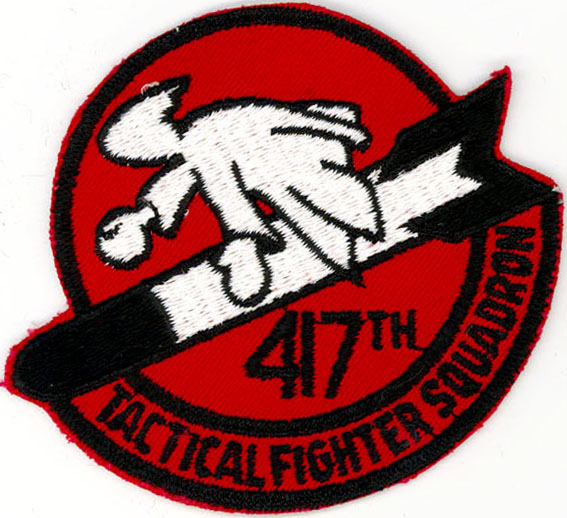 417th Tactical Fighter Squadron | Flightline Insignia