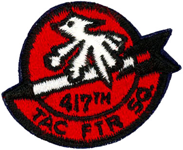 417th Tactical Fighter Squadron – Hat Patch | Flightline Insignia