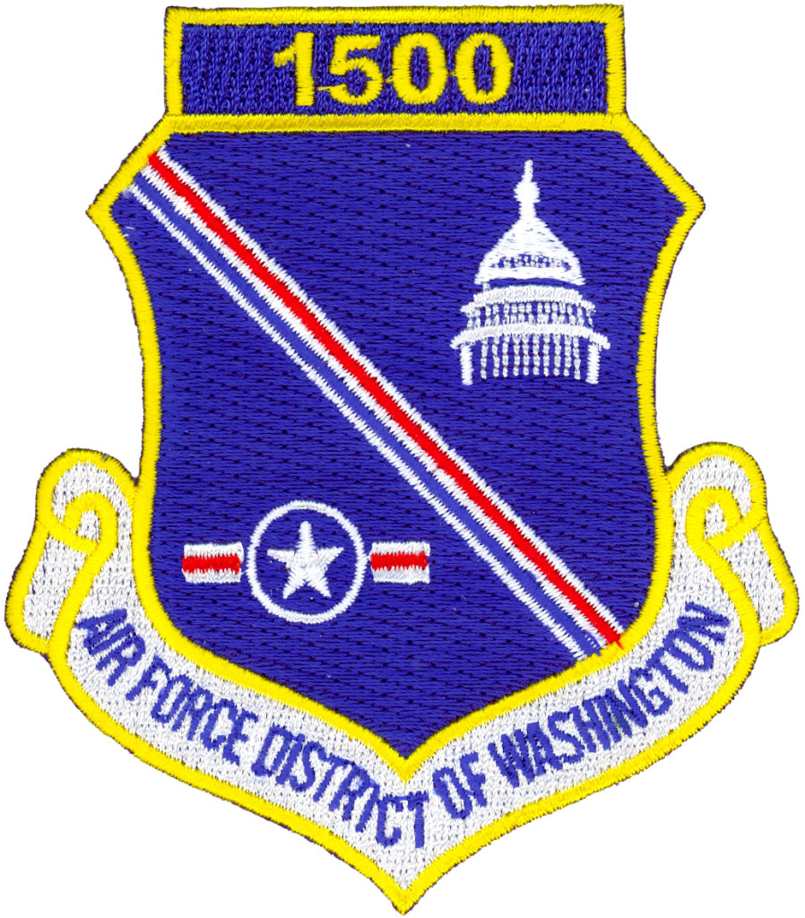 AIR FORCE DISTRICT OF WASHINGTON – 1500 HOURS | Flightline Insignia