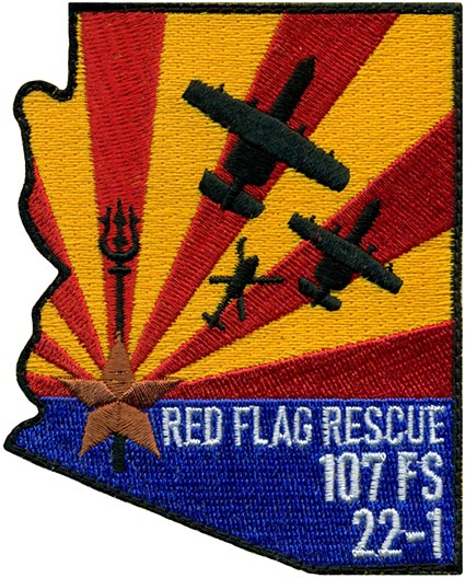 107th FIGHTER SQUADRON – RED FLAG 2022-1 | Flightline Insignia