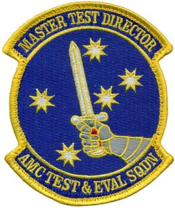 AMC TEST & EVALUATION SQUADRON – MASTER TEST DIRECTOR | Flightline Insignia