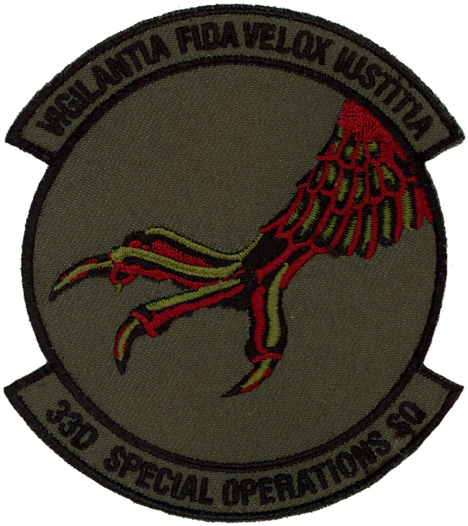 33d SPECIAL OPERATIONS SQUADRON – SUBDUED | Flightline Insignia
