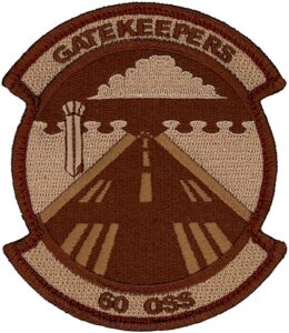 60th OPERATIONS SUPPORT SQUADRON – DESERT | Flightline Insignia