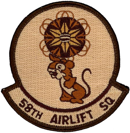 58th AIRLIFT SQUADRON – DESERT | Flightline Insignia