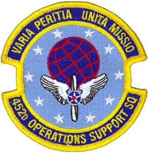 452nd OPERATIONS SUPPORT SQUADRON | Flightline Insignia