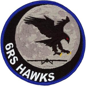6th RECONNAISSANCE SQUADRON – HAWKS – BLUE | Flightline Insignia