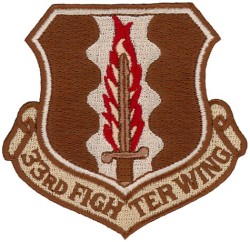33d FIGHTER WING – DESERT | Flightline Insignia