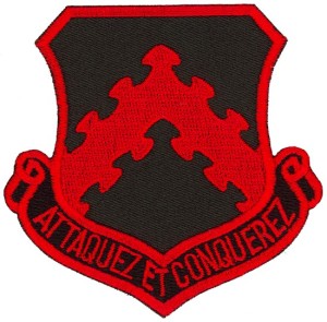 8th FIGHTER WING – BLACK/RED | Flightline Insignia
