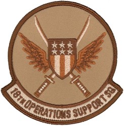 18th OPERATIONS SUPPORT SQUADRON – DESERT | Flightline Insignia