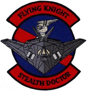 9th FIGHTER SQUADRON – FLYING KNIGHT STEALTH DOCTOR | Flightline Insignia