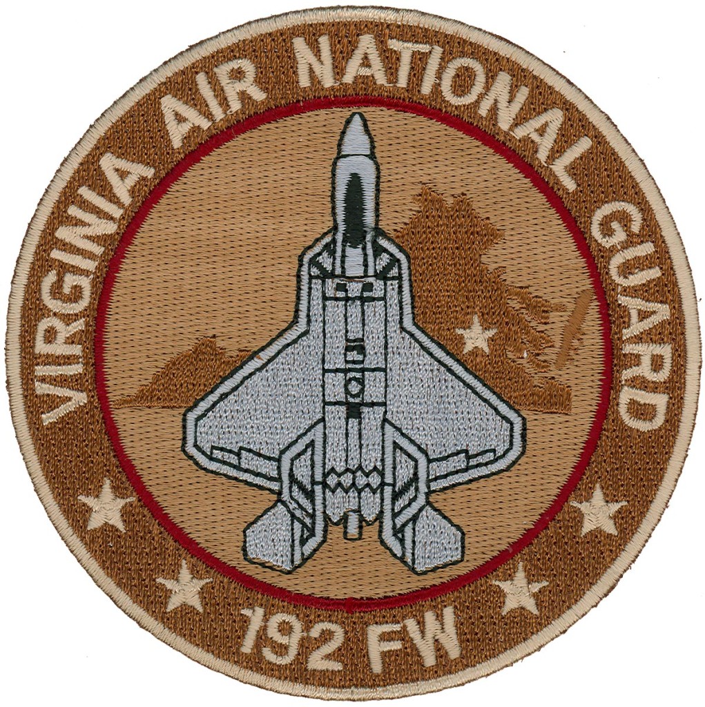 192d FIGHTER WING – F-22 – DESERT | Flightline Insignia