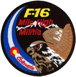 120th FIGHTER SQUADRON – F-16 MILE HIGH MILITIA | Flightline Insignia