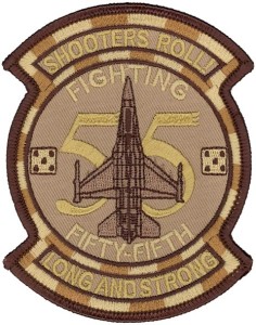 55th FIGHTER SQUADRON – MORALE – DESERT | Flightline Insignia
