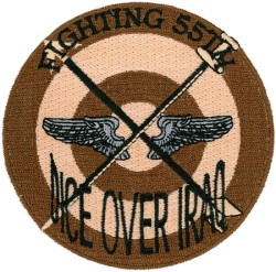 55th FIGHTER SQUADRON – HERITAGE – DESERT | Flightline Insignia