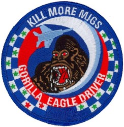 58th FIGHTER SQUADRON – GORILLA EAGLE DRIVER | Flightline Insignia
