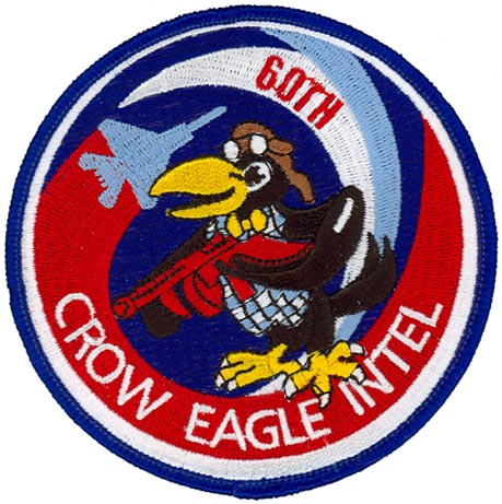 60th FIGHTER SQUADRON – CROW EAGLE INTELLIGENCE | Flightline Insignia