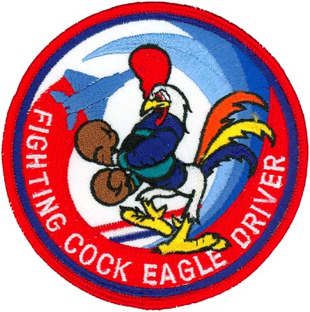 67th FIGHTER SQUADRON – FIGHTING COCK EAGLE DRIVER | Flightline Insignia
