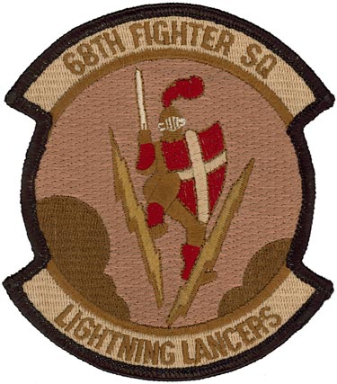 68th FIGHTER SQUADRON – DESERT | Flightline Insignia