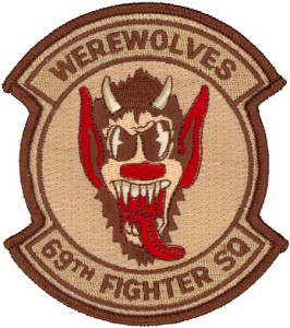 69th FIGHTER SQUADRON – WEREWOLVES – DESERT | Flightline Insignia