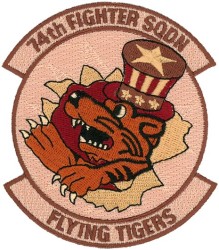 74th FIGHTER SQUADRON – DESERT | Flightline Insignia