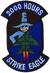 90th FIGHTER SQUADRON – F4/F-15E – 2000 HOURS | Flightline Insignia