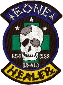 654th COMBAT LOGISTICS SUPPORT SQUADRON – BONE HEALER | Flightline Insignia
