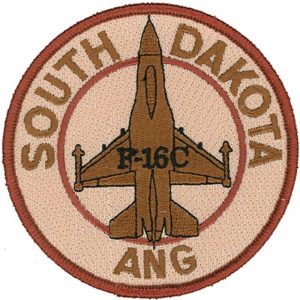 175th FIGHTER SQUADRON – F-16C – DESERT | Flightline Insignia