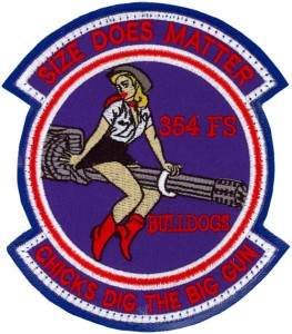 354th FIGHTER SQUADRON – SIZE DOES MATTER | Flightline Insignia