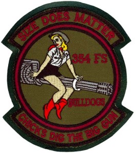 354th FIGHTER SQUADRON – SIZE DOES MATTER – SUBDUED | Flightline Insignia