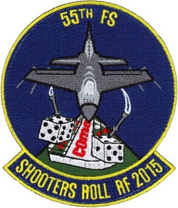 55th FIGHTER SQUADRON – RED FLAG 2015-01 | Flightline Insignia