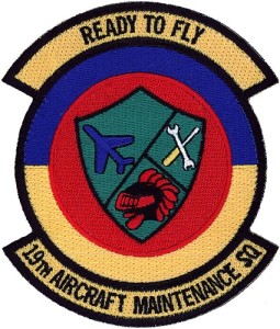 19th AIRCRAFT MAINTENANCE SQUADRON | Flightline Insignia