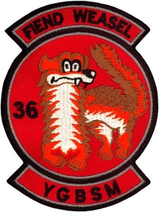 36th FIGHTER SQUADRON – FIEND WEASEL | Flightline Insignia