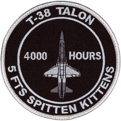 5th FLYING TRAINING SQUADRON – T-38 TALON 4000 HOURS | Flightline Insignia