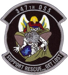 347th OPERATIONS SUPPORT SQUADRON – SUPPORT RESCUE… GET LOST ...