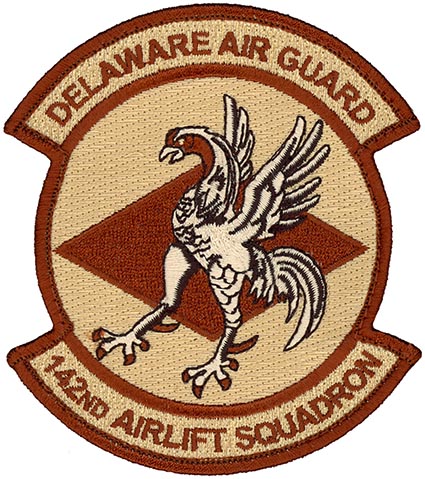 142nd AIRLIFT SQUADRON – DESERT | Flightline Insignia