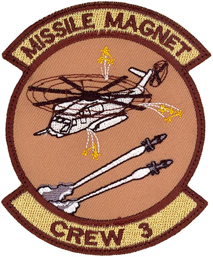 33rd RESCUE SQUADRON – CREW 3 – MISSILE MAGNET | Flightline Insignia