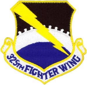 325th FIGHTER WING – BLUE LETTERING – NEW | Flightline Insignia