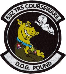 532nd TRAINING SQUADRON – D.O.G. POUND MORALE | Flightline Insignia