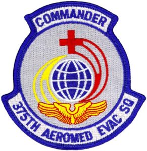 375th AEROMEDICAL EVACUATION SQUADRON – COMMANDER | Flightline Insignia